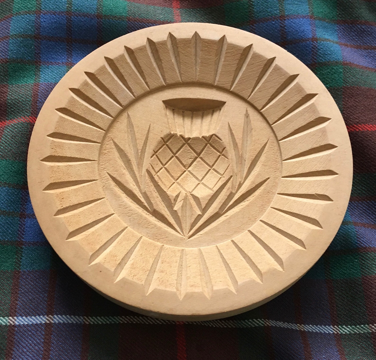 Scottish Shortbread 6 3/4 Mould. Traditional Wood Thistle - Etsy UK