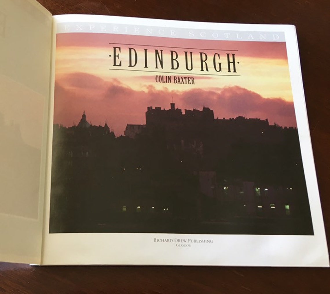 EDINBURGH experience Scotland Booklet 1986. Edinburgh | Etsy