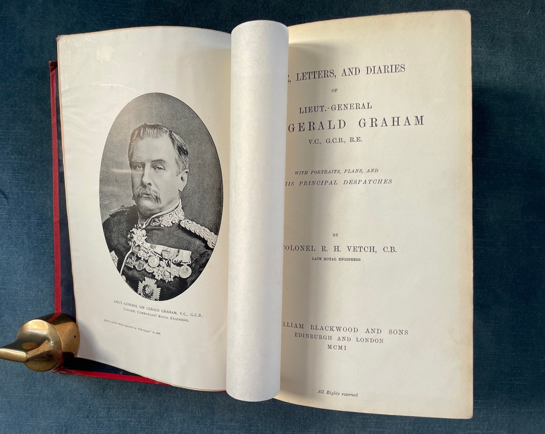 1901 Sir Gerald Graham Biography, Letters & Diaries, British Military ...