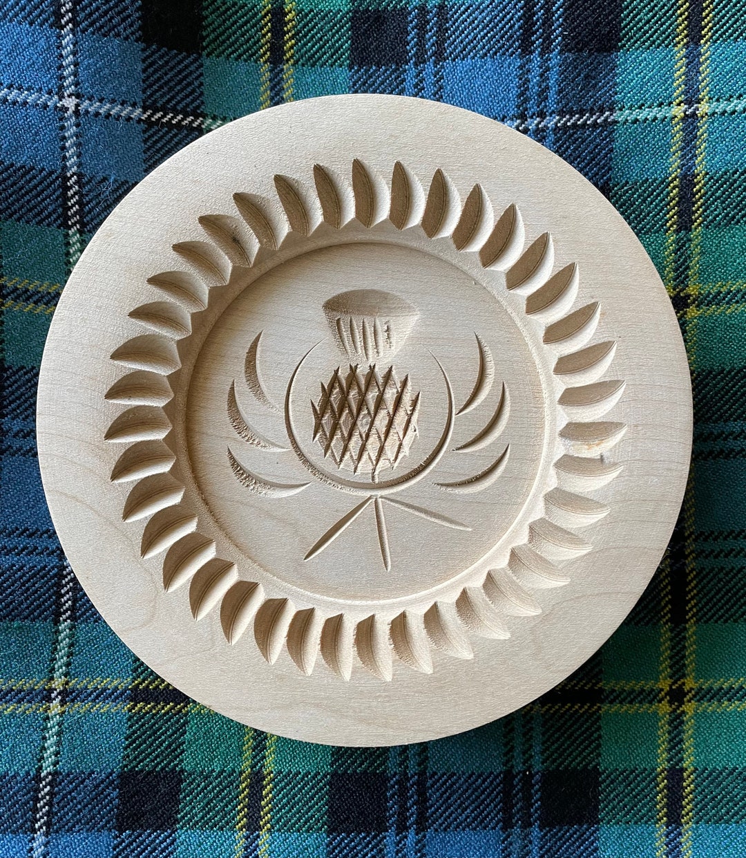 Scottish Thistle Shortbread 6 1/2 Inch Mould. Scottish Vintage STANLEY ...