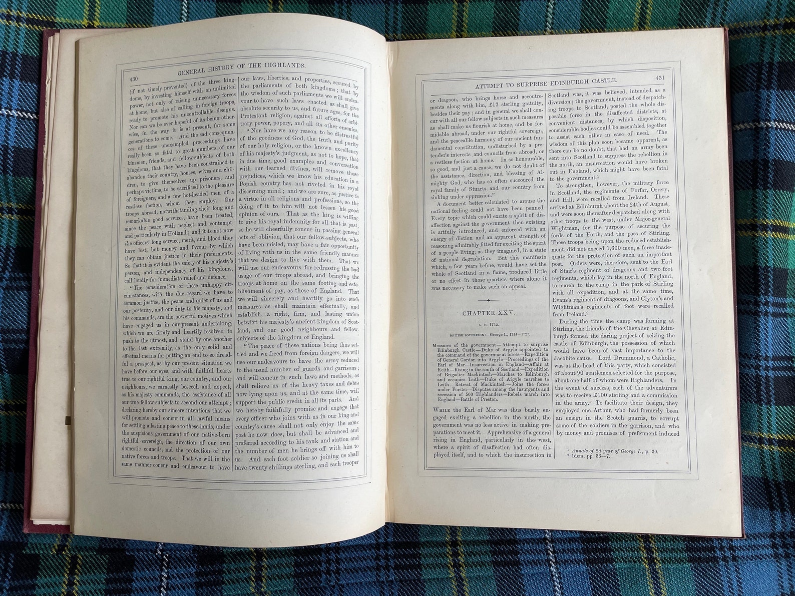 Scottish Highlands, Highland Clans and Regiments, Antique Book ...