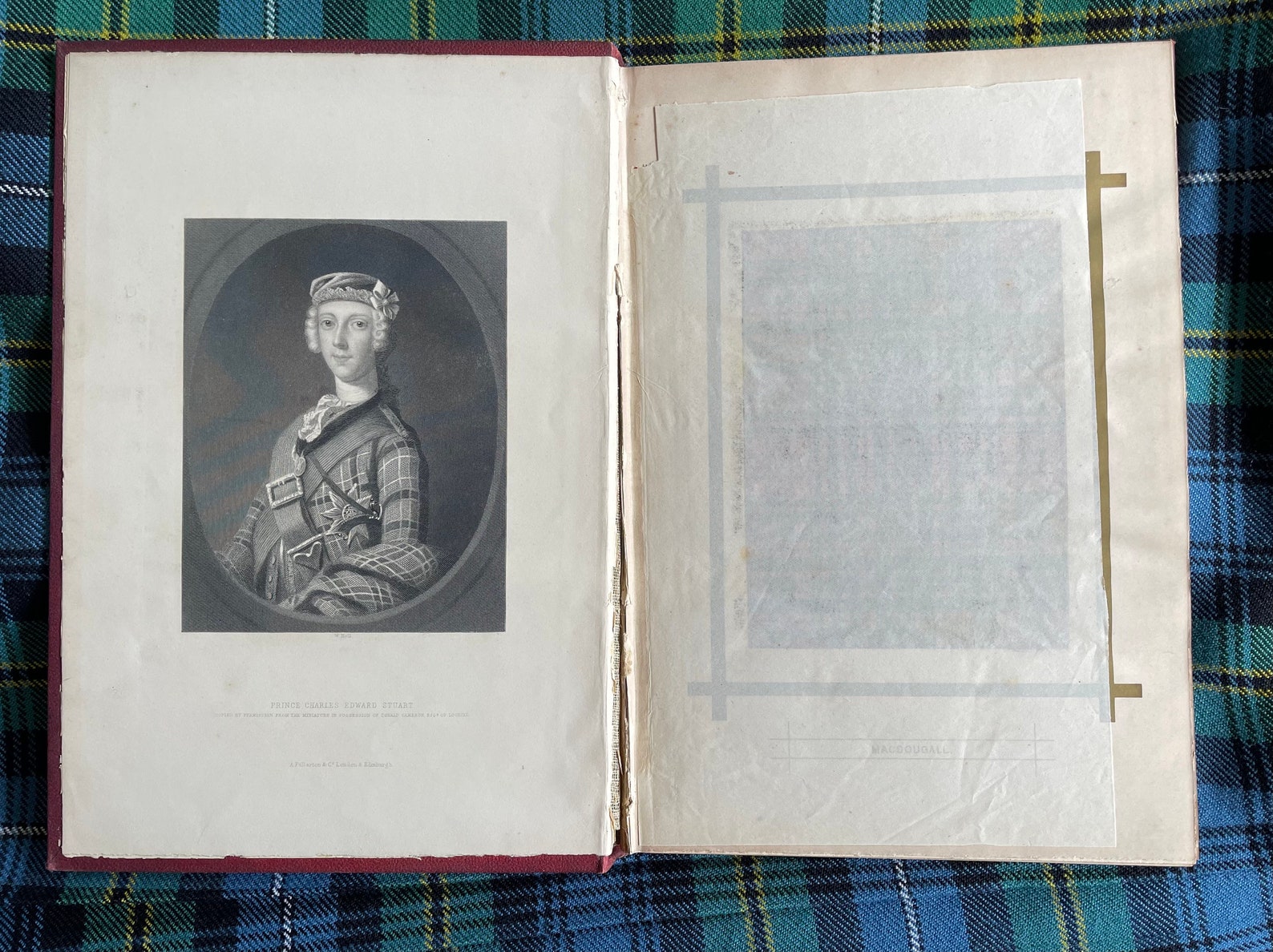 Scottish Highlands, Highland Clans and Regiments, Antique Book ...