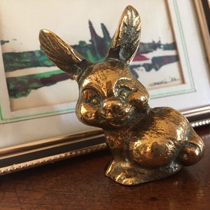 Vintage Brass Rabbit. Collectable Brass Ornaments/figurines. - Etsy