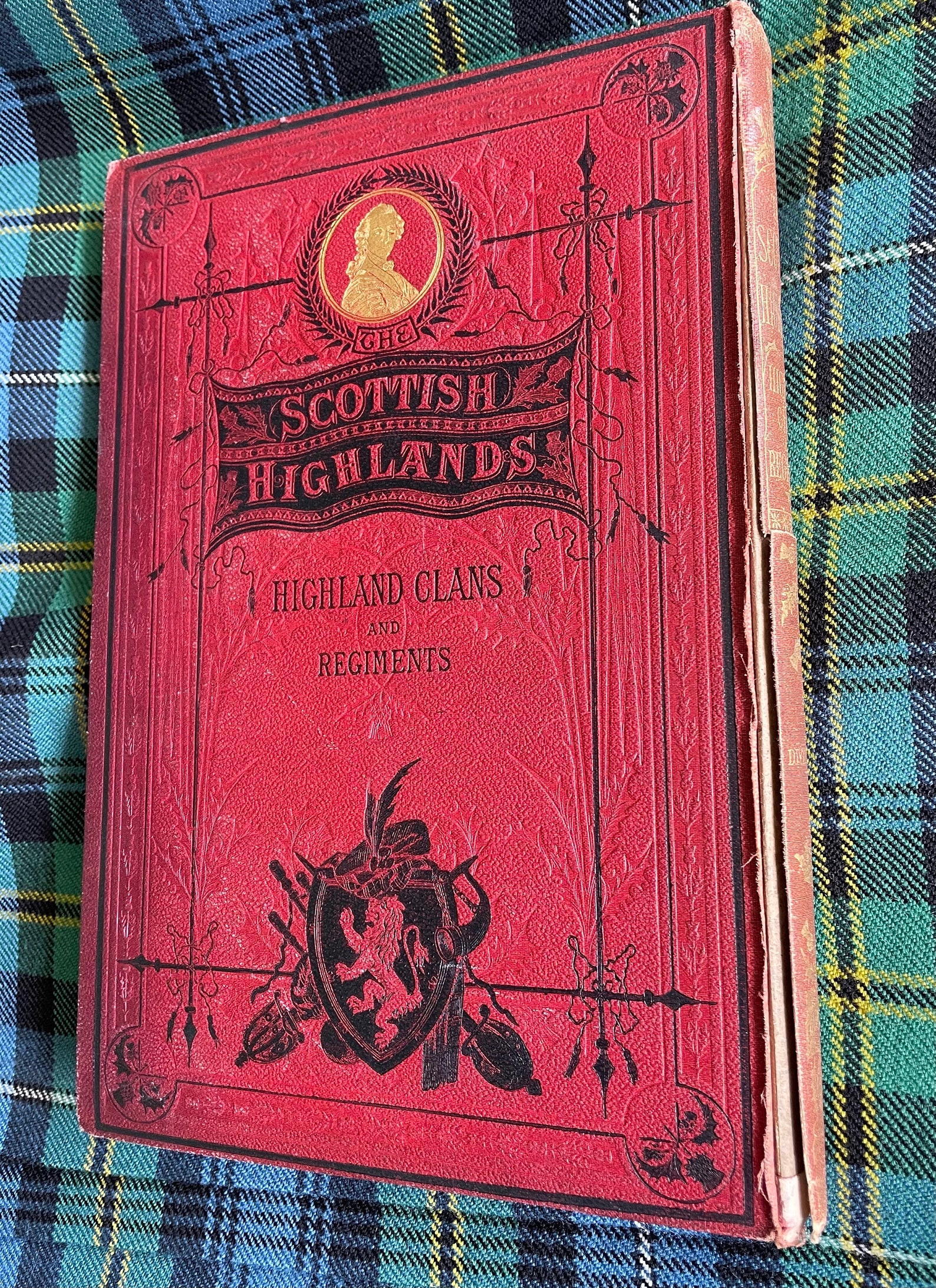 Scottish Highlands, Highland Clans and Regiments, Antique Book ...