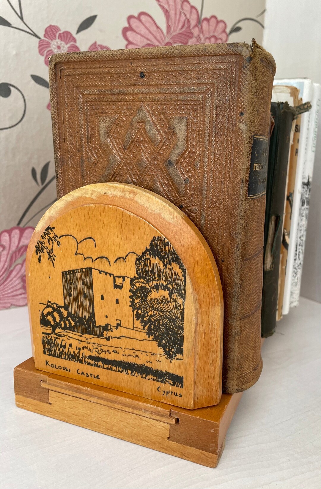 Handmade Bookslide/sliding Book Ends/shelf. Made in Cyprus as a ...