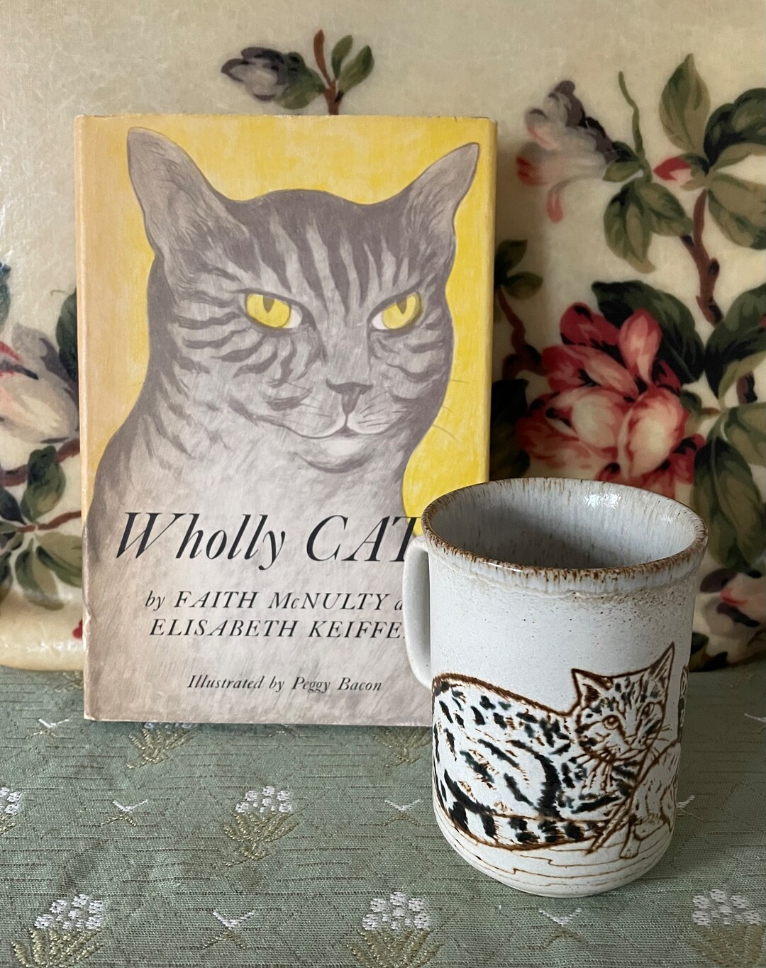 Vintage Dunoon Scotland Cat Stoneware Mug and Wholly Cats Vintage ...