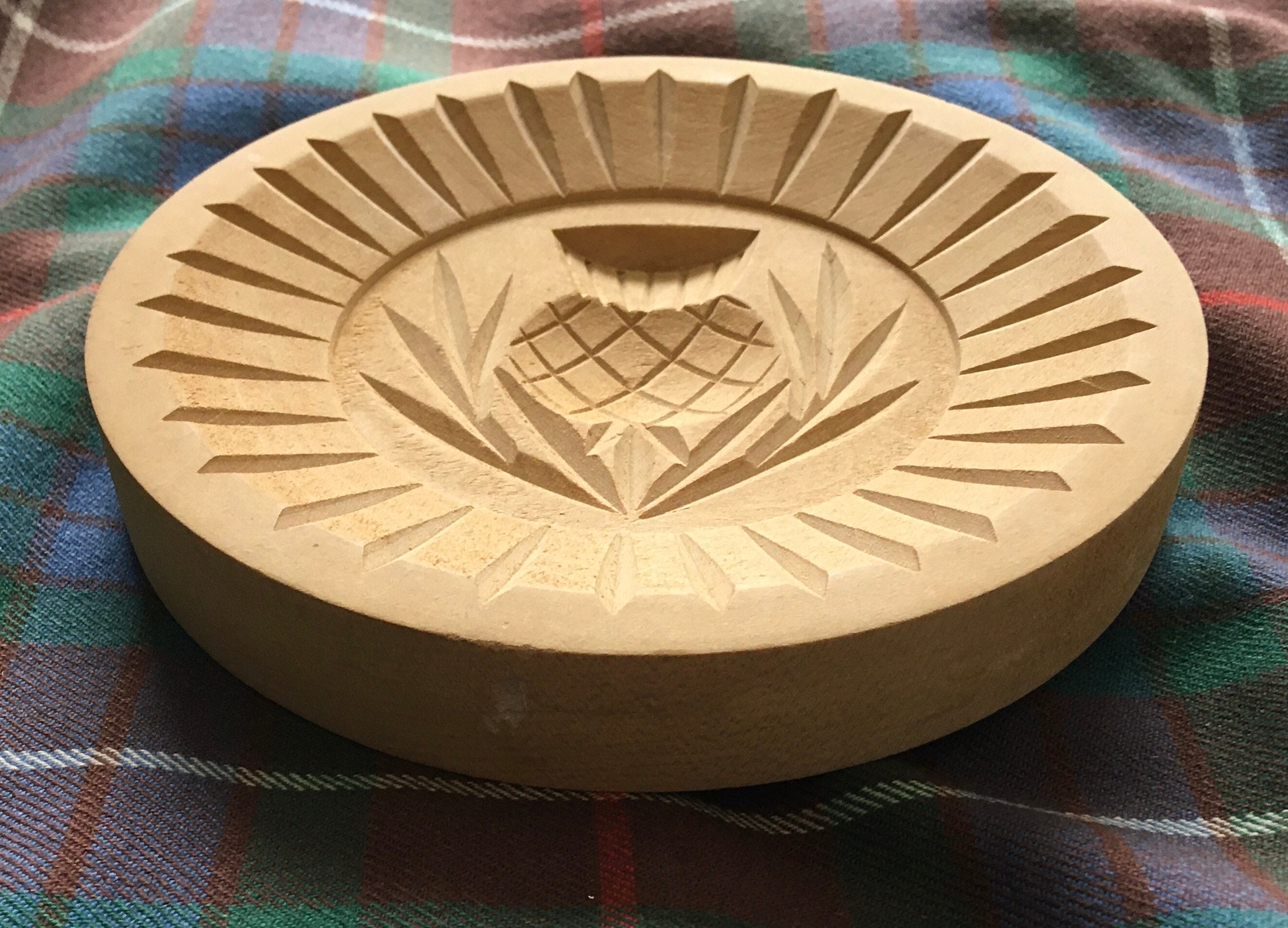 Scottish Shortbread 6 3/4 Mould. Traditional Wood Thistle - Etsy UK