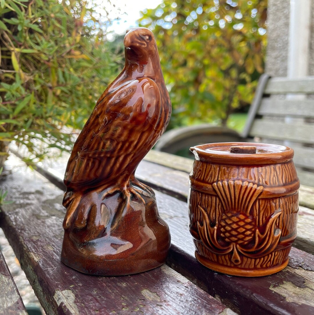 2 Miniature Scotch Whisky Decanters, Beneagles, Copeland Spode Novelty ...