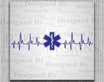 Ems Star of Life Svg | Etsy