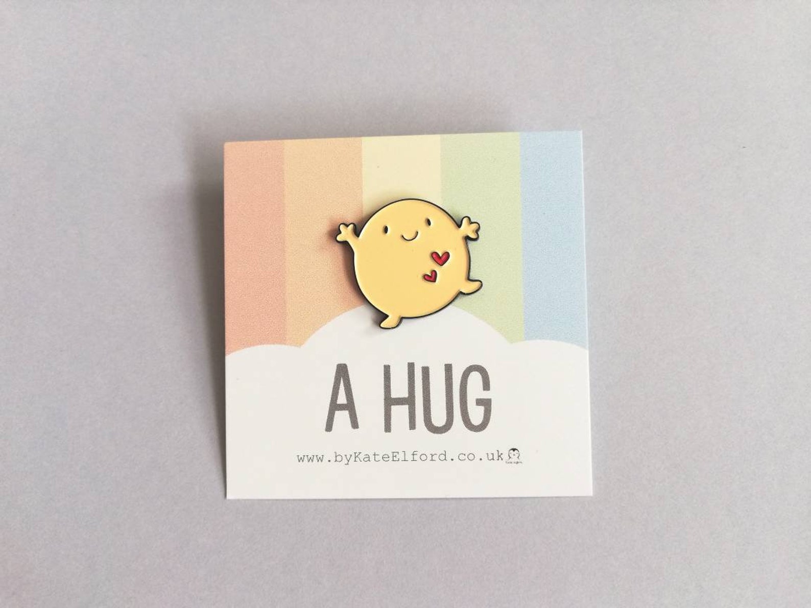 A Hug Enamel Pin Cute Happy Blob Positive Enamel Brooch - Etsy UK