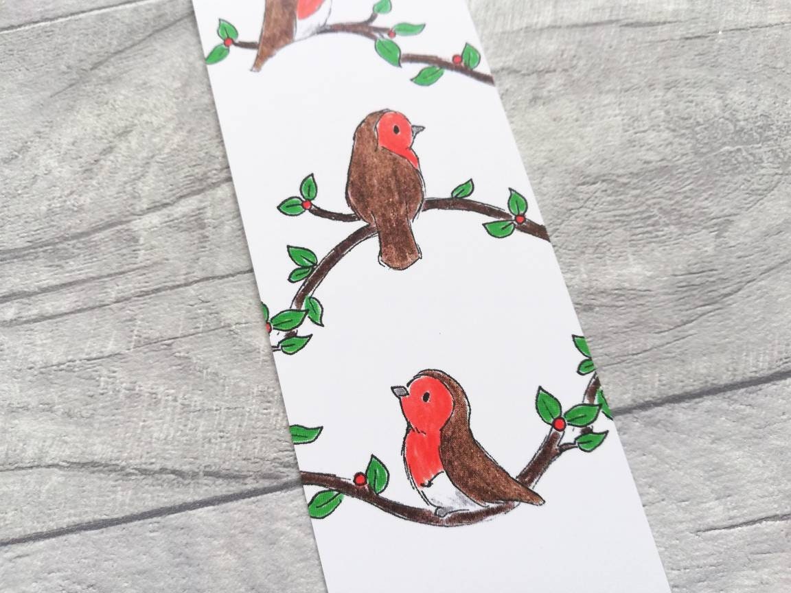 Robin bookmark bird page marker bookmark gift book lover - Etsy.de