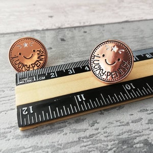 Lucky penny enamel pin good luck enamel badge enamel brooch | Etsy