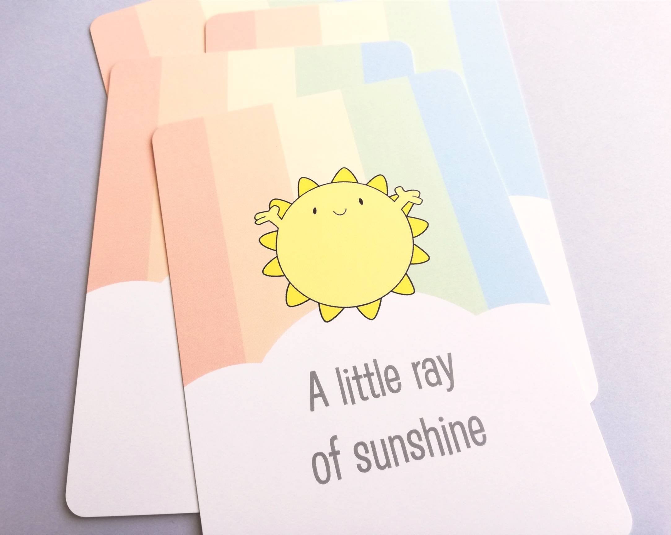 A Little Ray of Sunshine Postcard - A Happy, Cheerful Positive Message ...