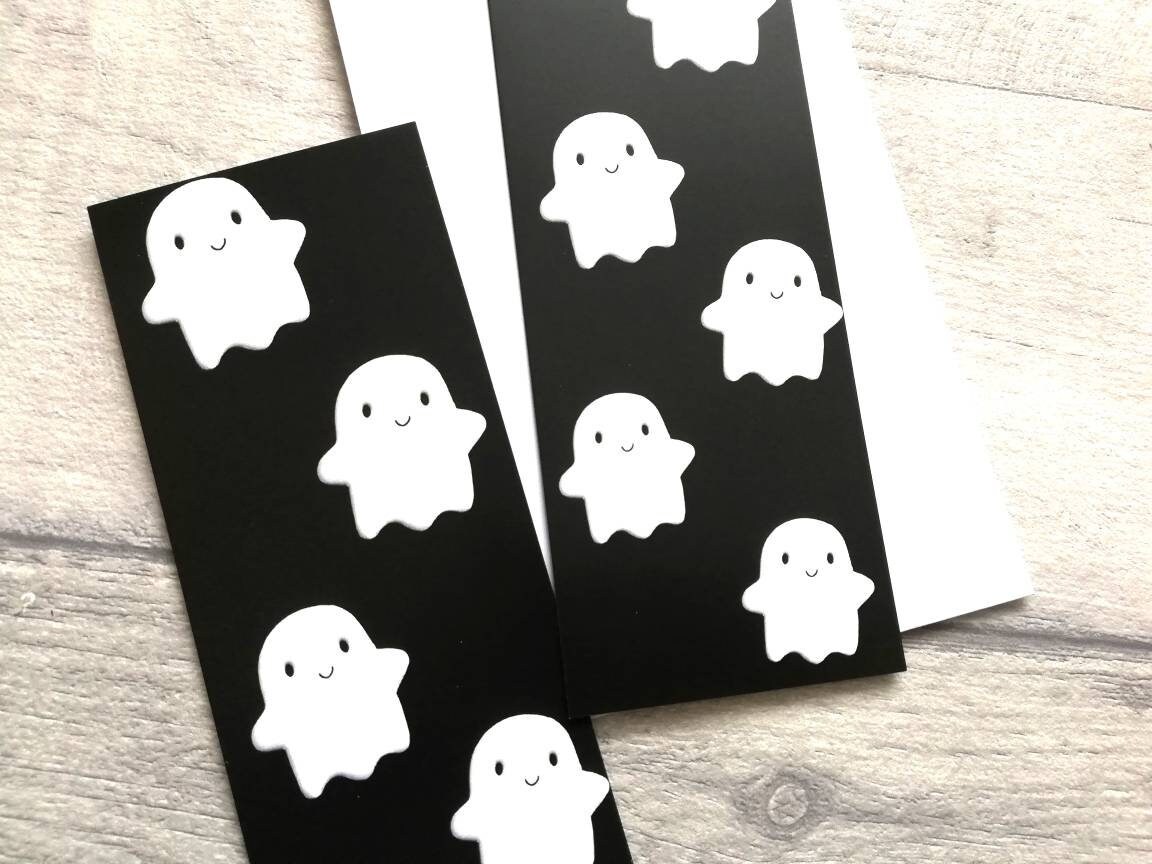 Ghost bookmark cute spooky page marker bookmarks book | Etsy