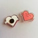 A Love and Hug Mini Magnet, Cute Positive Heart, Tiny Fridge Magnet ...