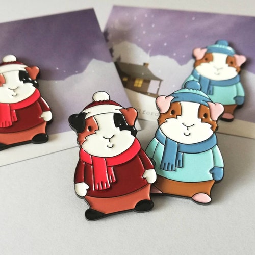 Guinea Pig Pin Badge - Etsy