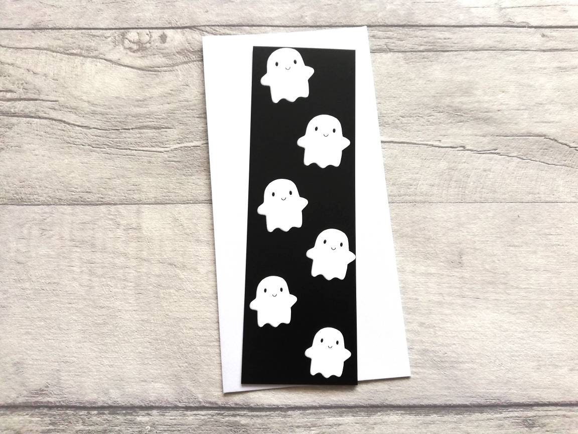 Ghost bookmark cute spooky page marker bookmarks book | Etsy
