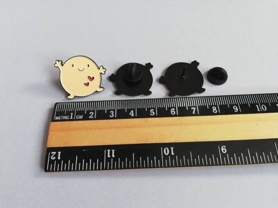 A Hug Enamel Pin Cute Happy Blob Positive Enamel Brooch - Etsy UK