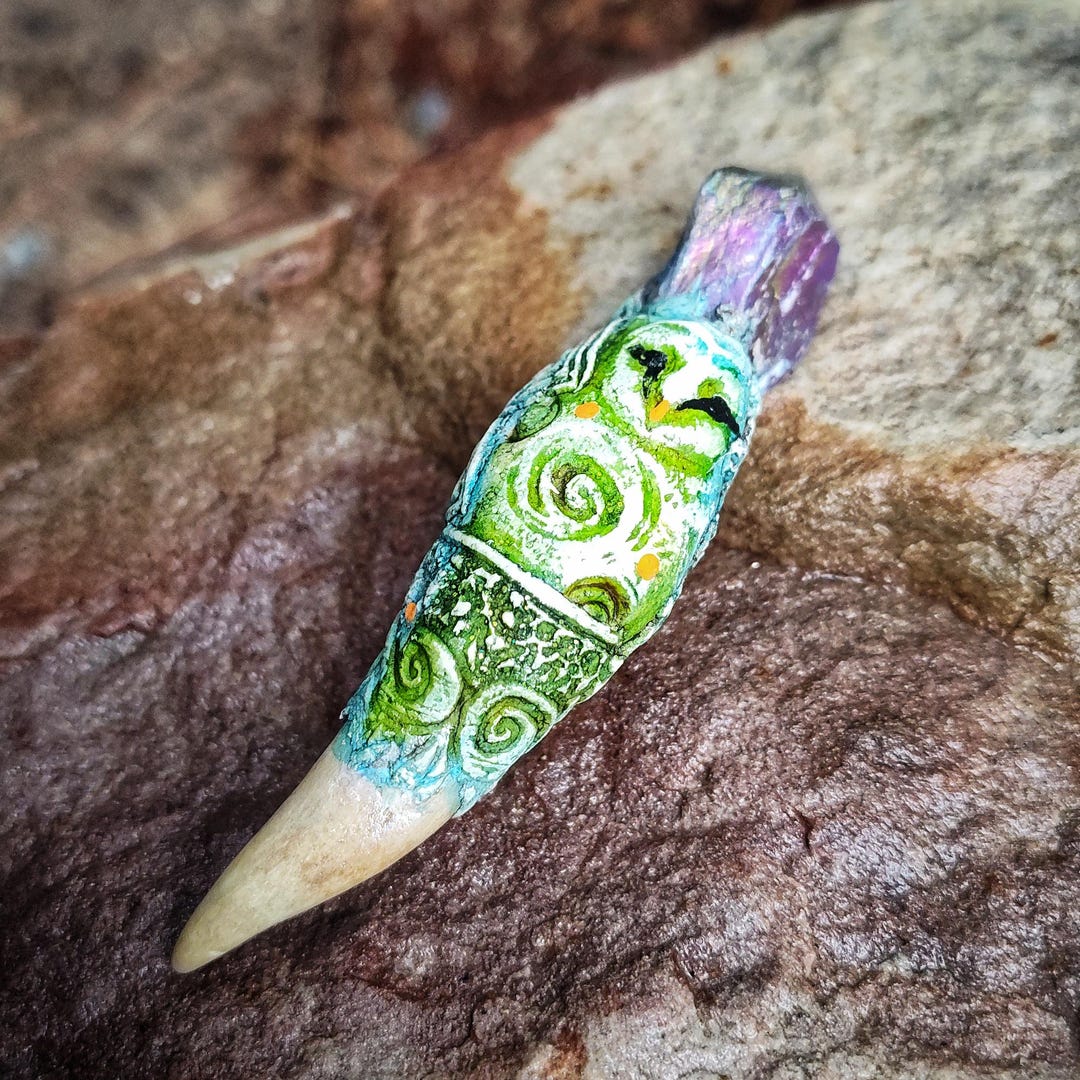 Deer Antler Crystal Wand - Etsy