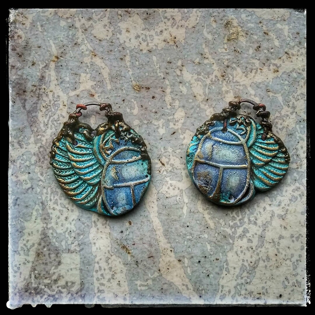 Made-to-order Scared Beetle Charms - Etsy