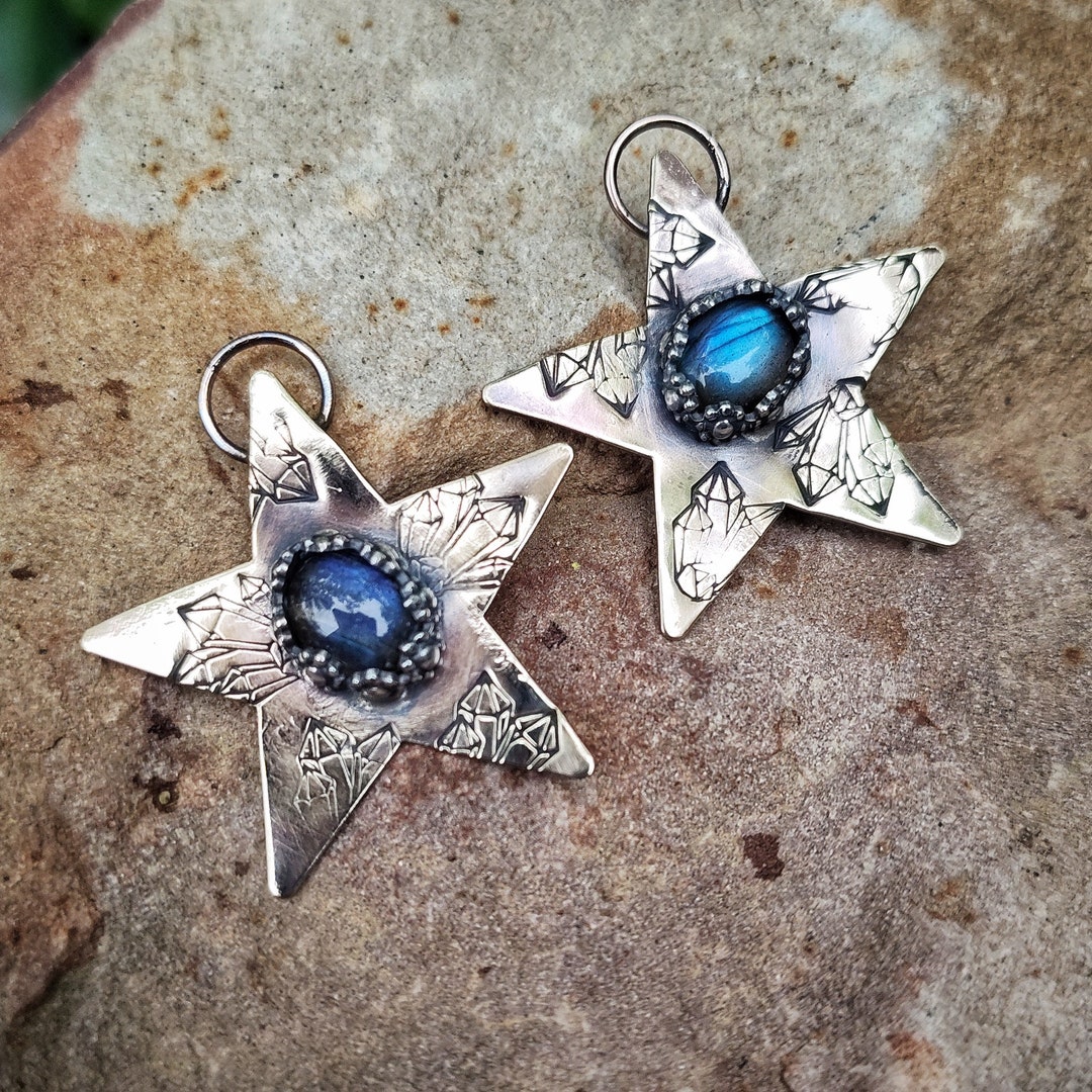 Mixed Metal Star Charms or Pendant - Etsy