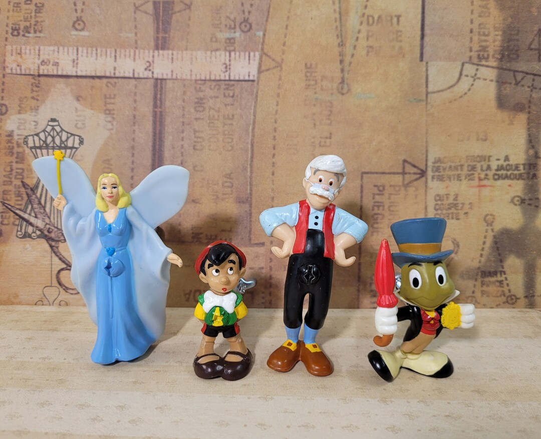 Pinocchio Character Handles 4 With Geppetto - Etsy