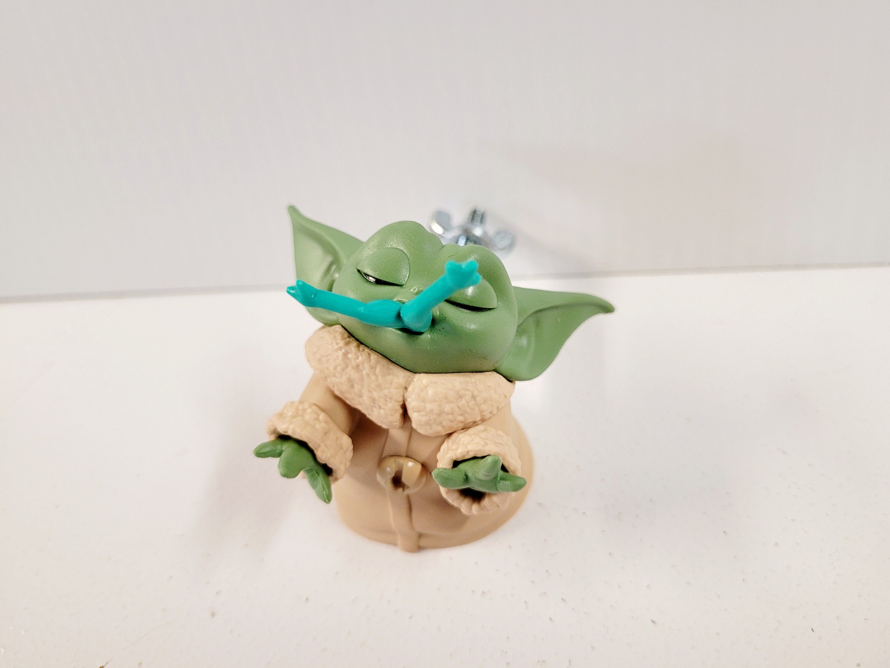 Grogu With a Frog Single Handle | Etsy
