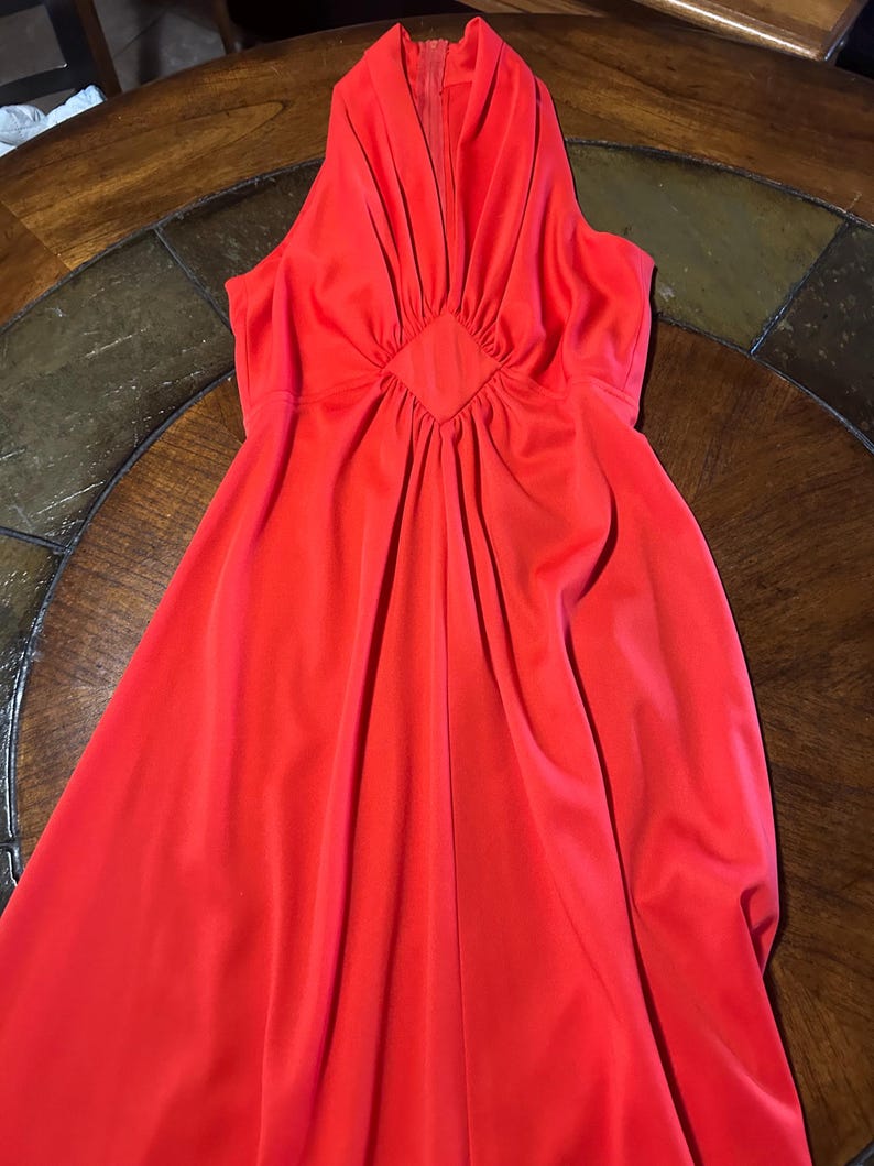 Vintage Red Dress and Jacket Hostess Apparel Lounging - Etsy