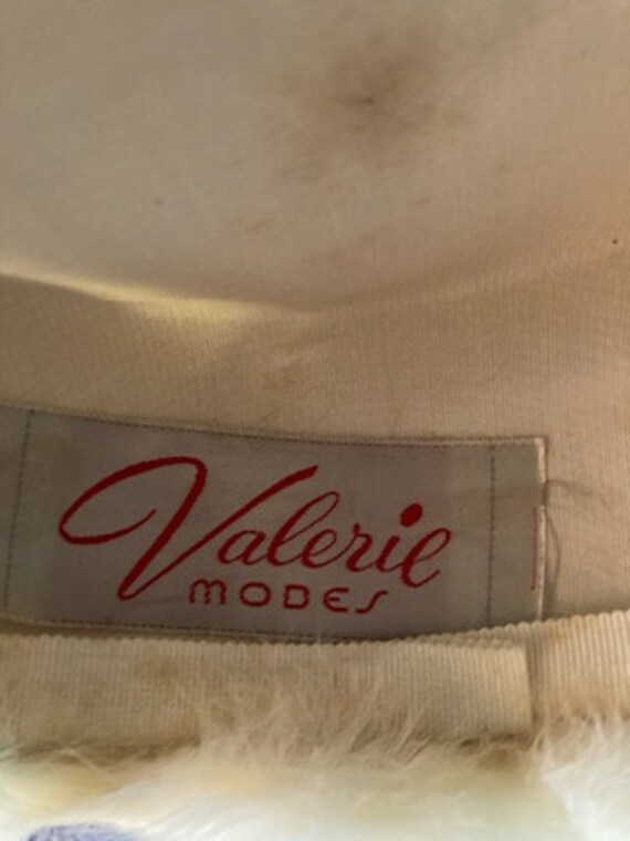 Vintage Valerie Modes rabbit hat circa 1970's - Gem