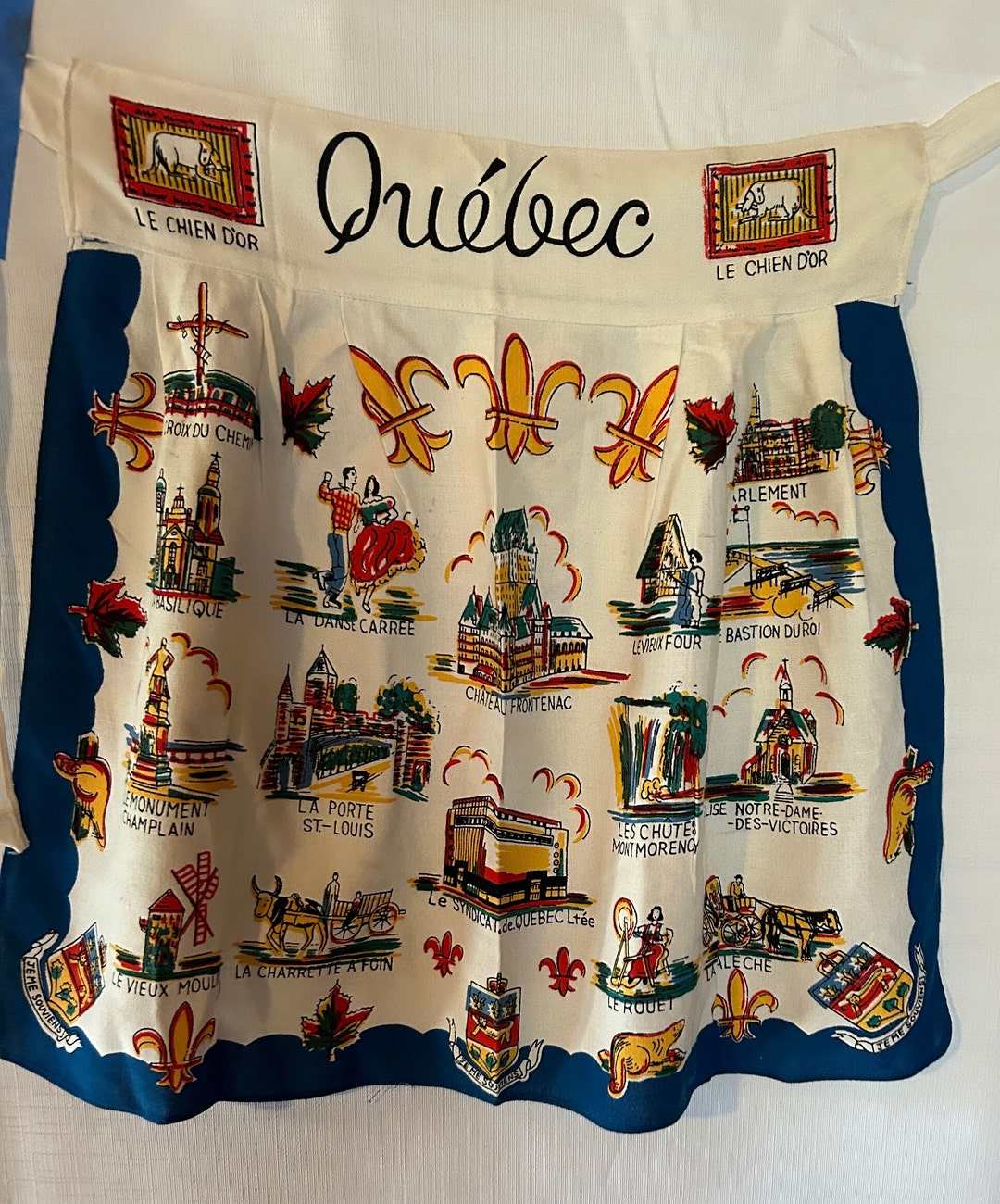Colorful Apron From QUEBEC - Etsy