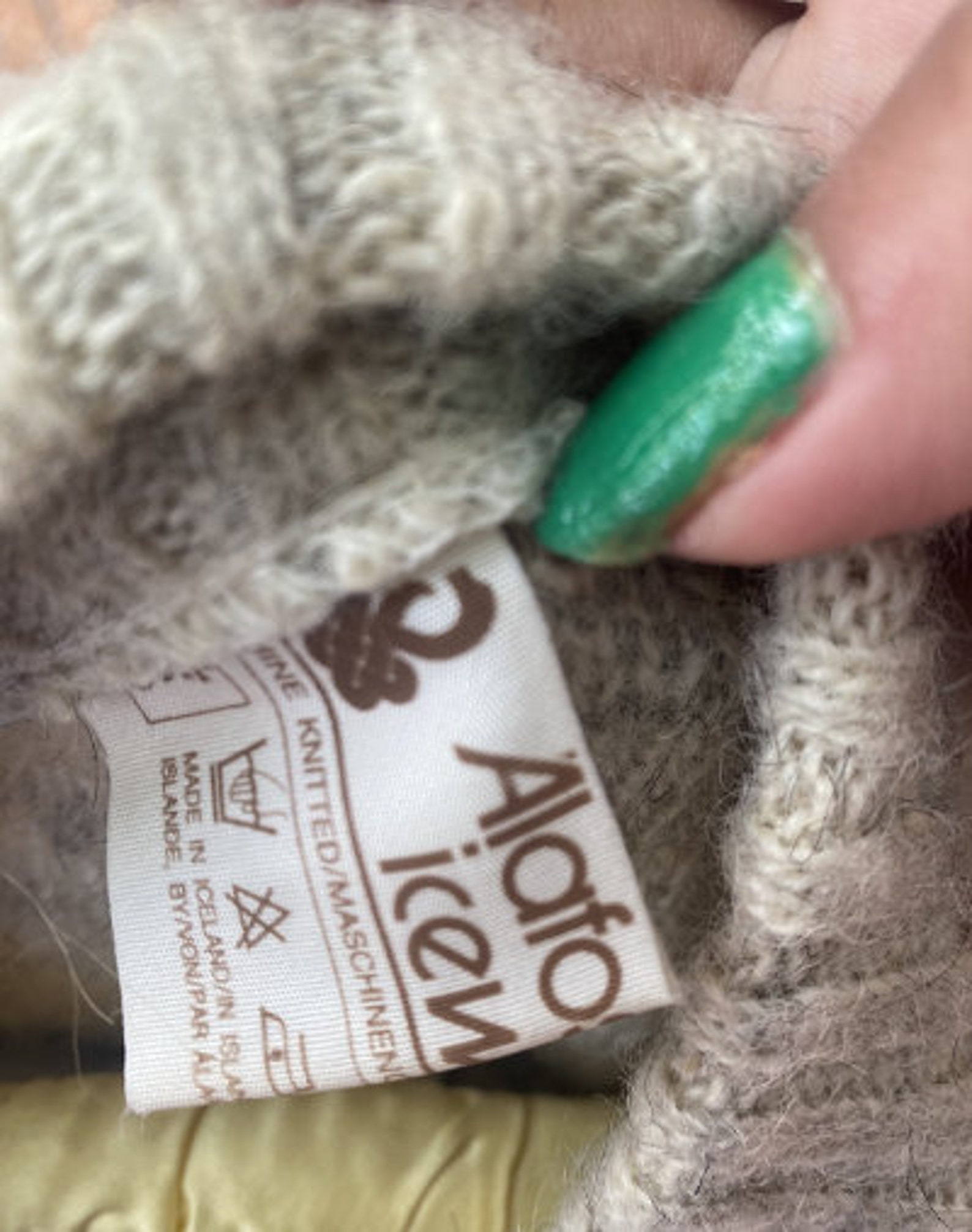 Vintage Icelandic Alafoss Wool Sweater Size Small - Etsy