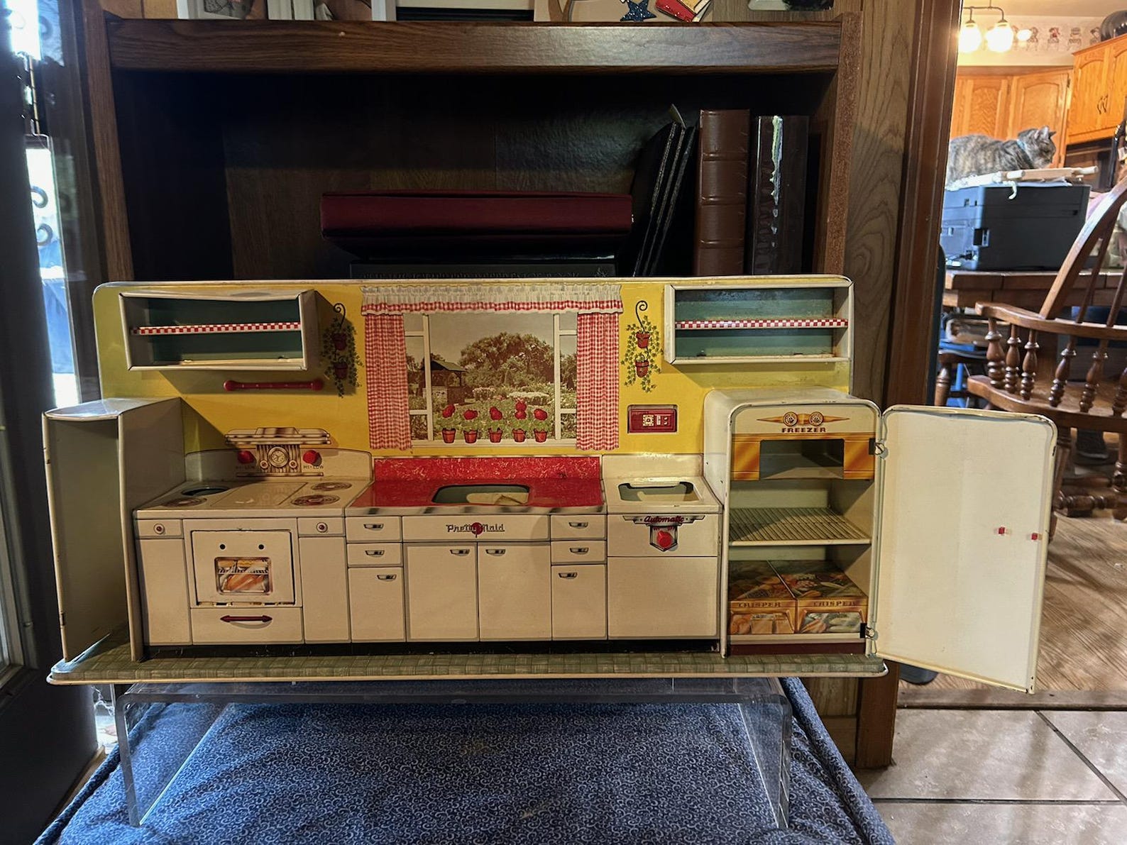Vintage 1950 Marx Modern Toy Kitchen Set Great Graphics - Etsy