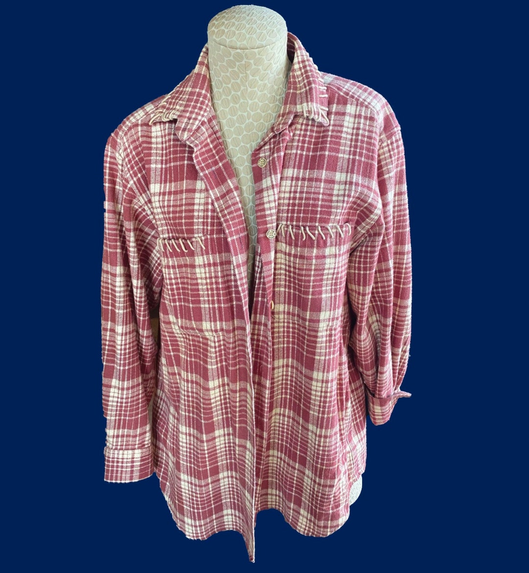 Vintage Womans Flannel Cambridge Country Store Dry Goods 100 Cotton ...