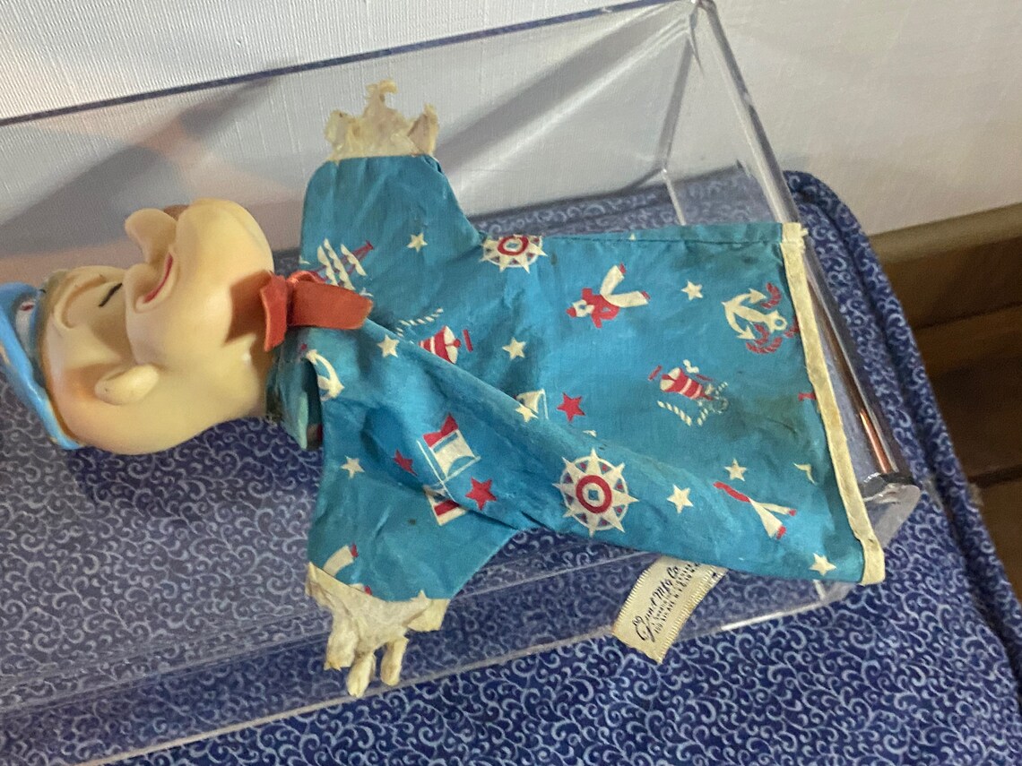 Vintage Popeye 1950's Hand Puppet - Etsy