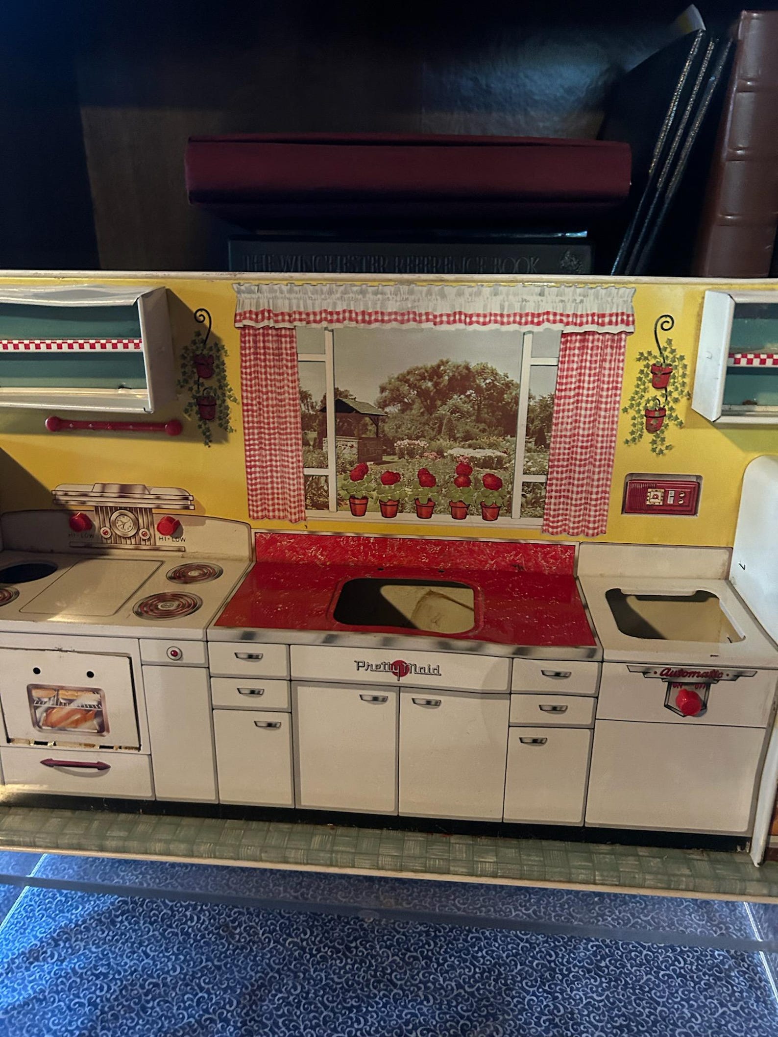 Vintage 1950 Marx Modern Toy Kitchen Set Great Graphics - Etsy