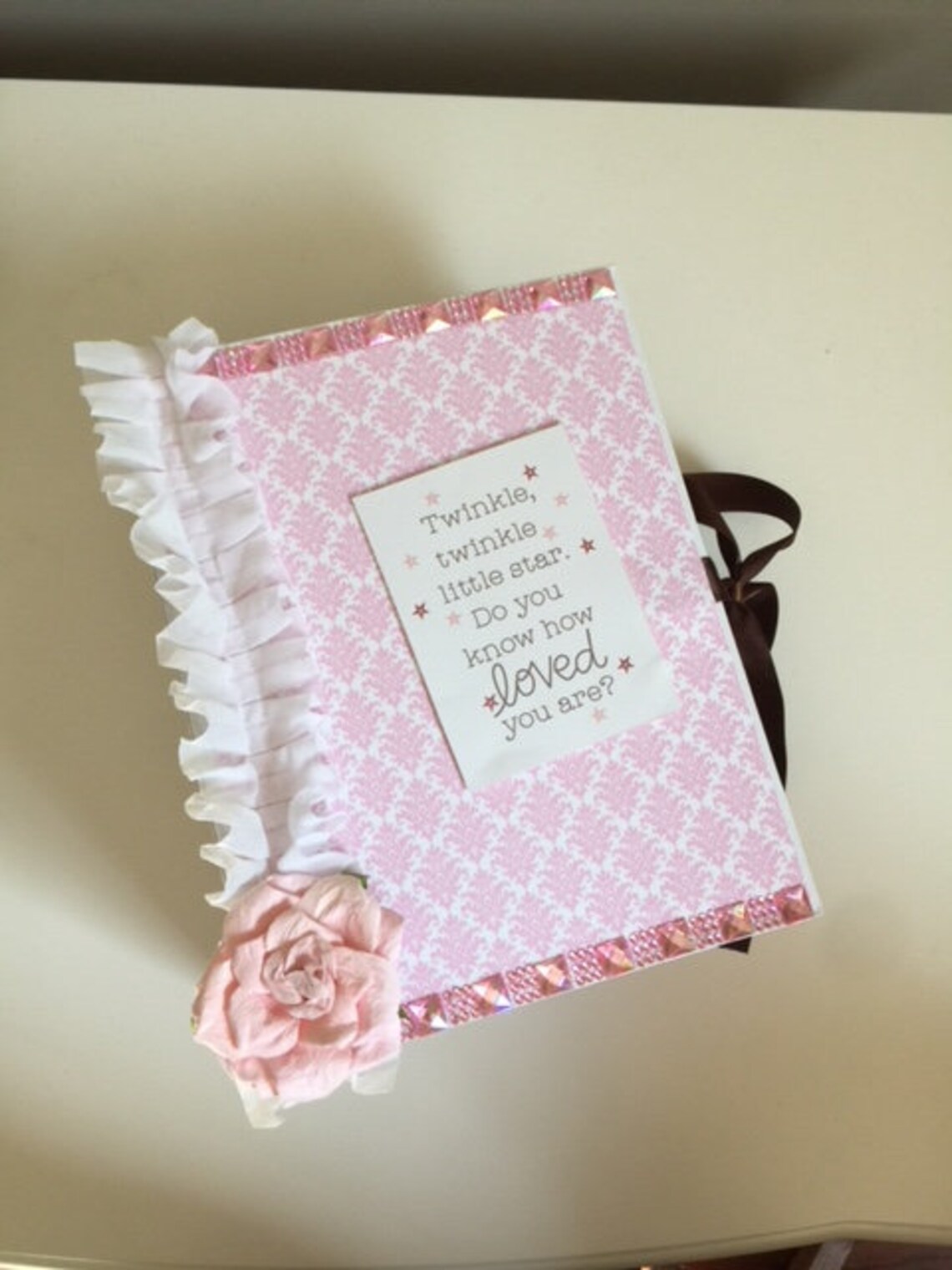 Baby Girl Mini Album, Baby Album, First Year Baby Album, Baby, Handmade ...