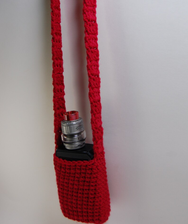 Vape box mod Cozy Crochet vape lanyard yarn mod holder | Etsy