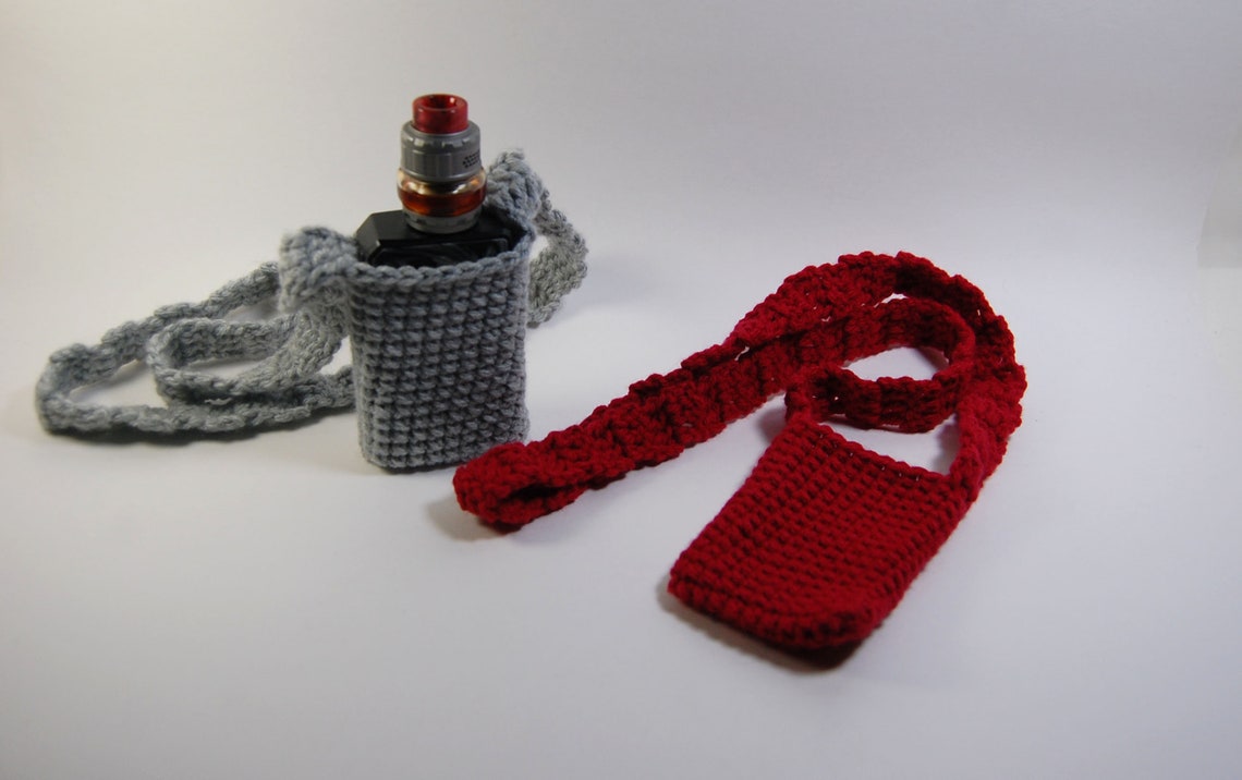 Vape Box Mod Cozy Crochet Vape Lanyard Yarn Mod Holder - Etsy