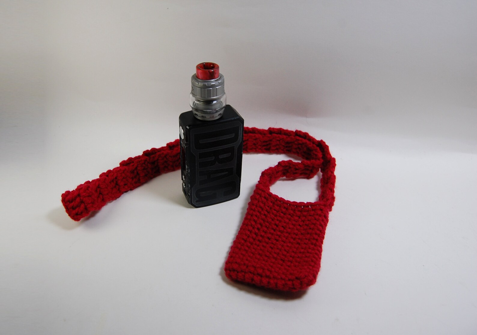 Vape box mod Cozy Crochet vape lanyard yarn mod holder | Etsy