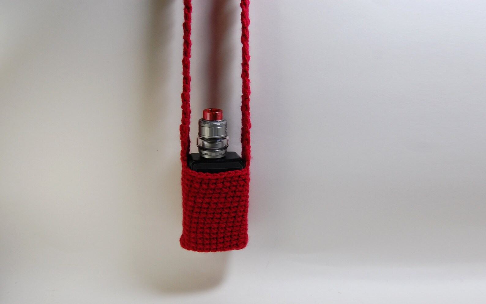 Vape box mod Cozy Crochet vape lanyard yarn mod holder | Etsy