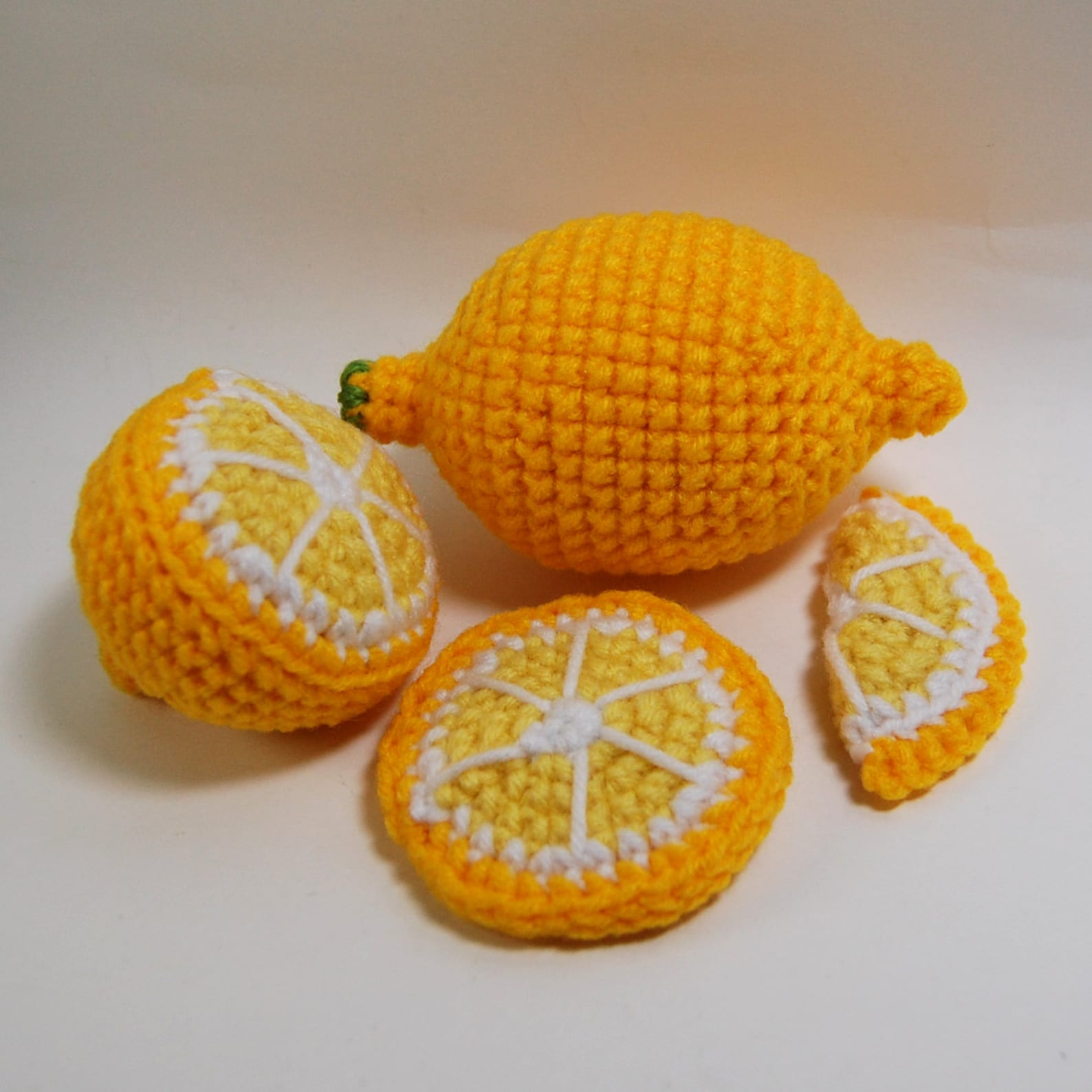 Lemon 4 Ways Amigurumi Crochet Lemons Lemon Wedge Crochet | Etsy