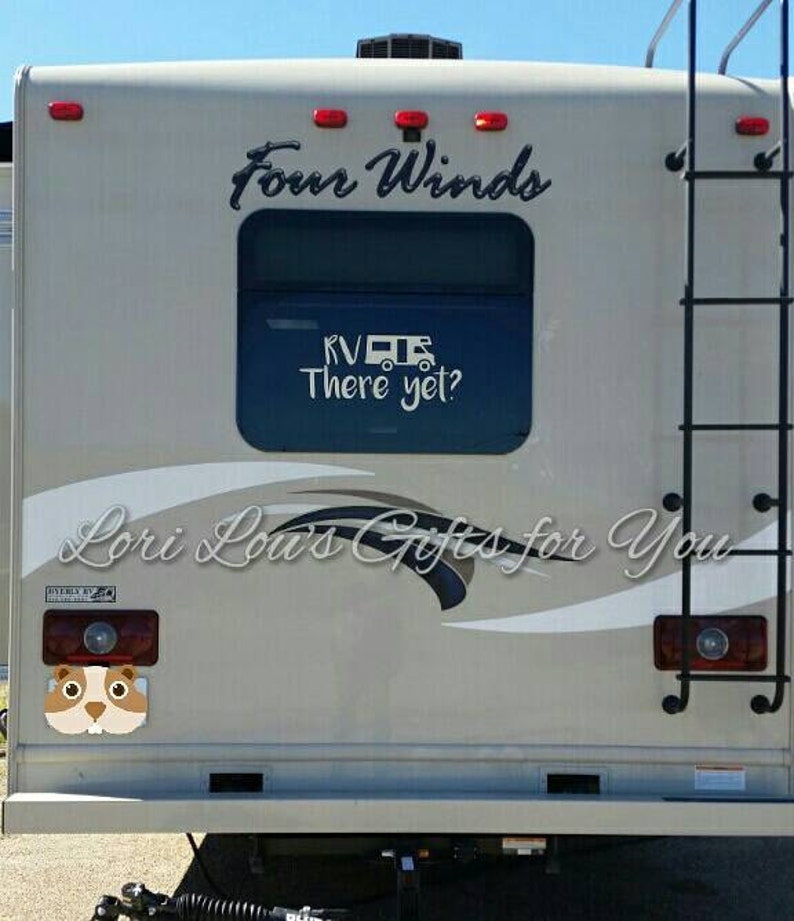 Rv There Yet Rv Decal Camper Decal Camping Decal Are We Etsy