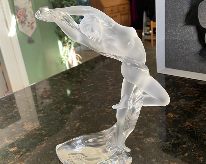 René Lalique - Lalique - Soaring Lalique Acrobat Statue ~ in Original ...