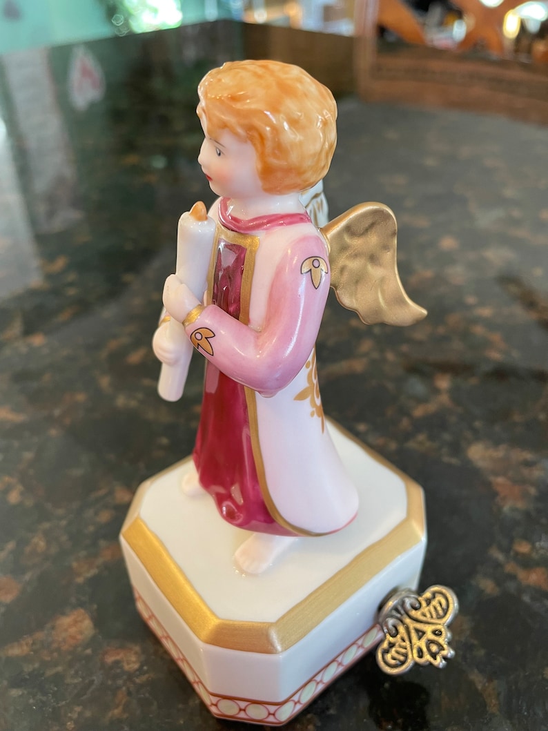 Villeroy and Boch Musical Angel With Candle 1748, Angeli Di Natale ...