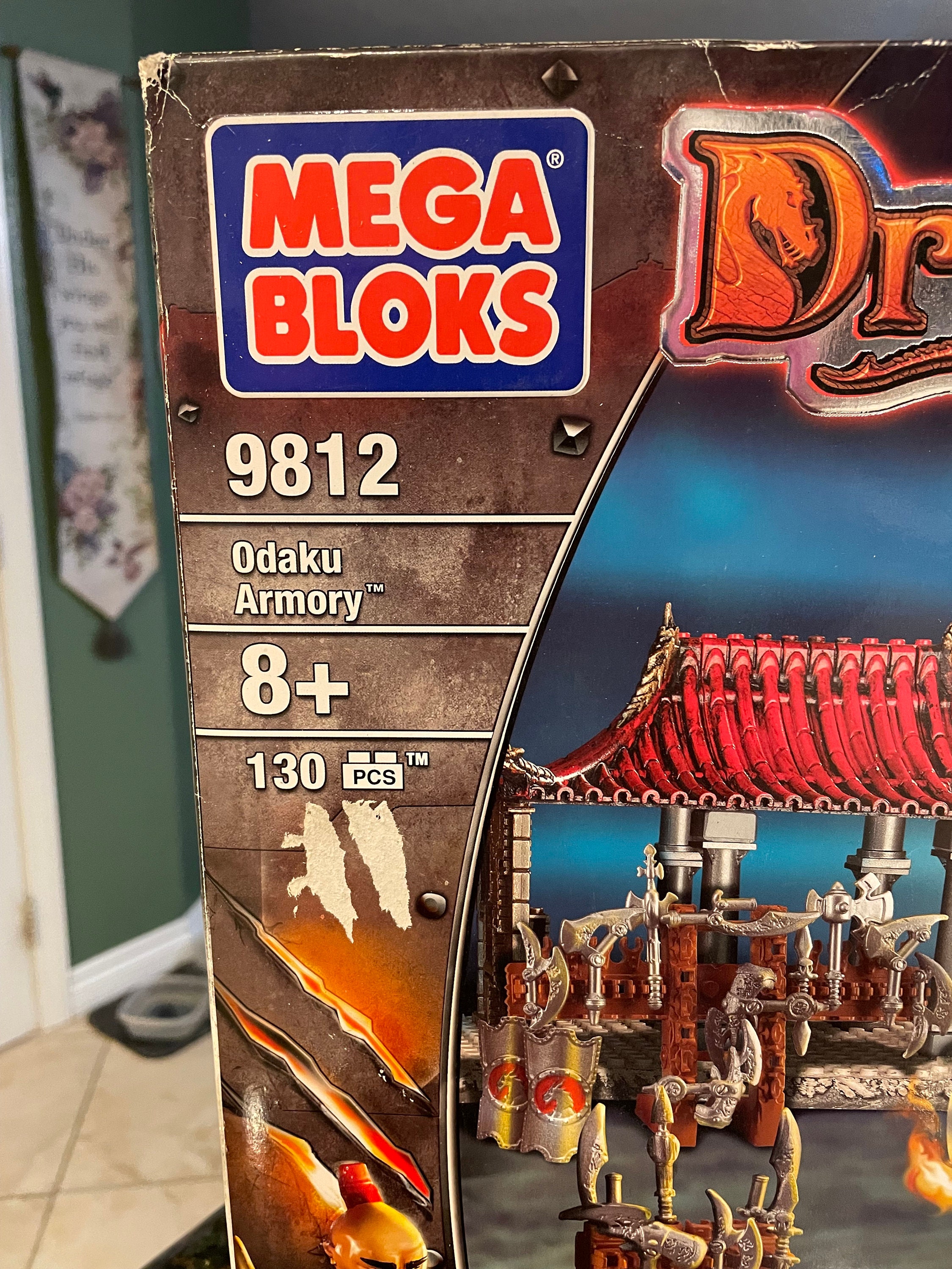 Mega Bloks Construx Dragons Metal Ages Odaku Armory (9812) Vintage ...