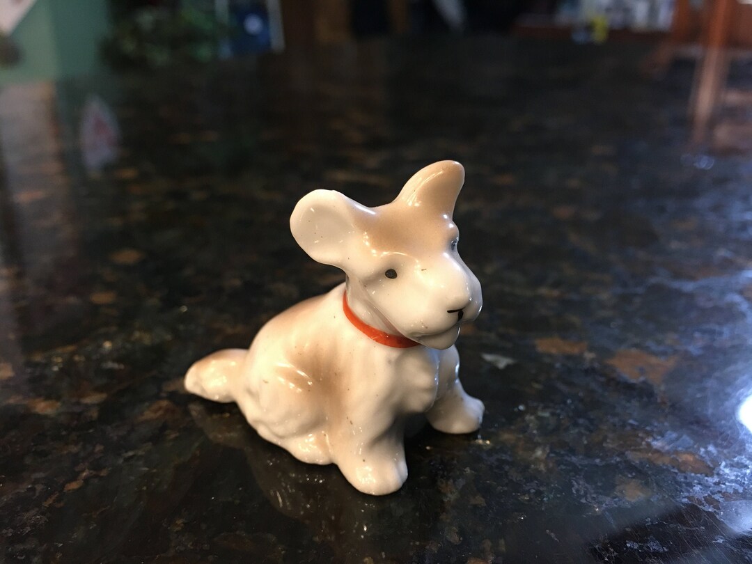 FRENCHIE Lover ~ Cute Porcelain Frenchie Puppy With Collar ~ Japan Made ...