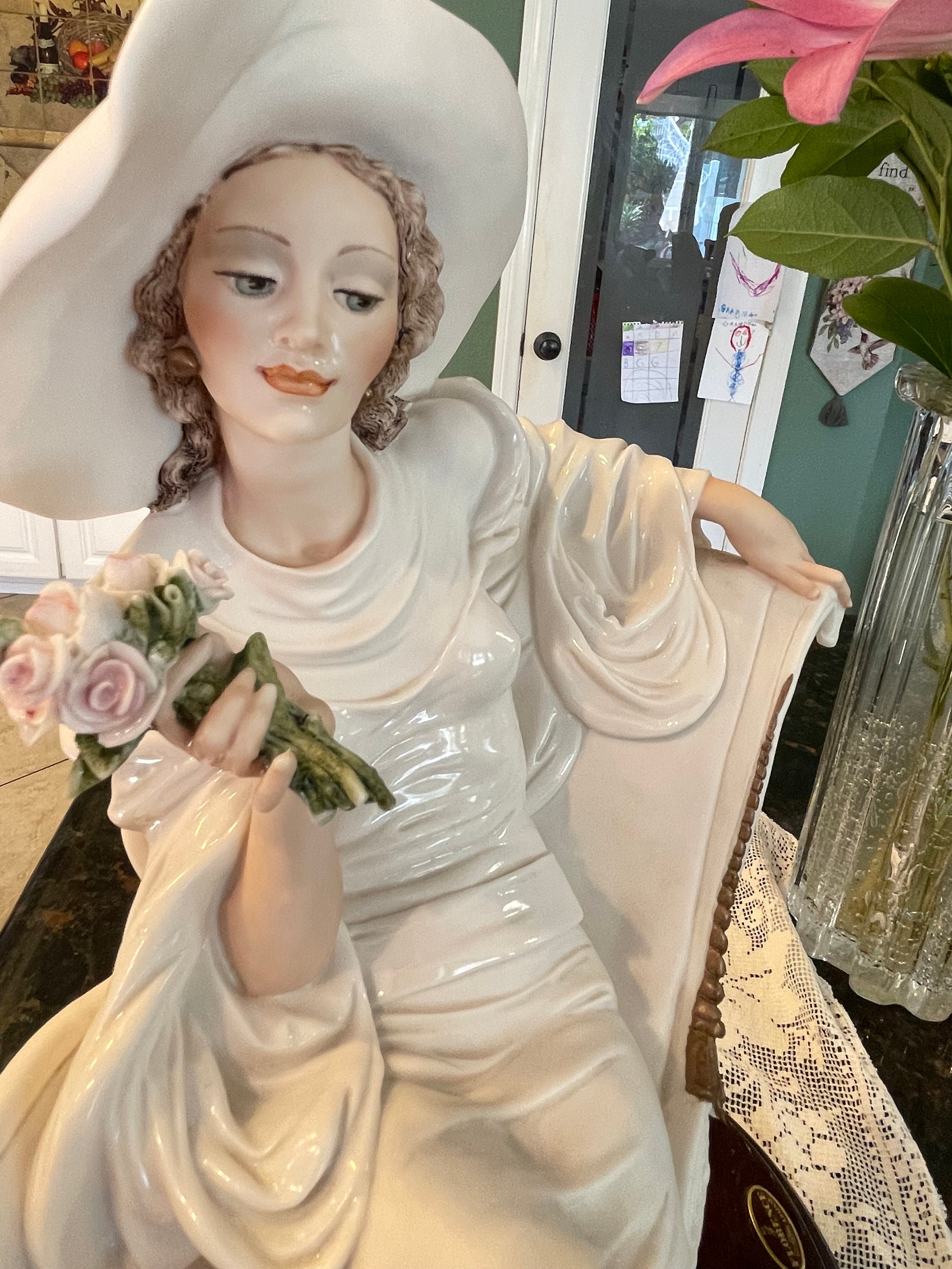 HUGE Giuseppe Armani Large Figurine Sculpture 