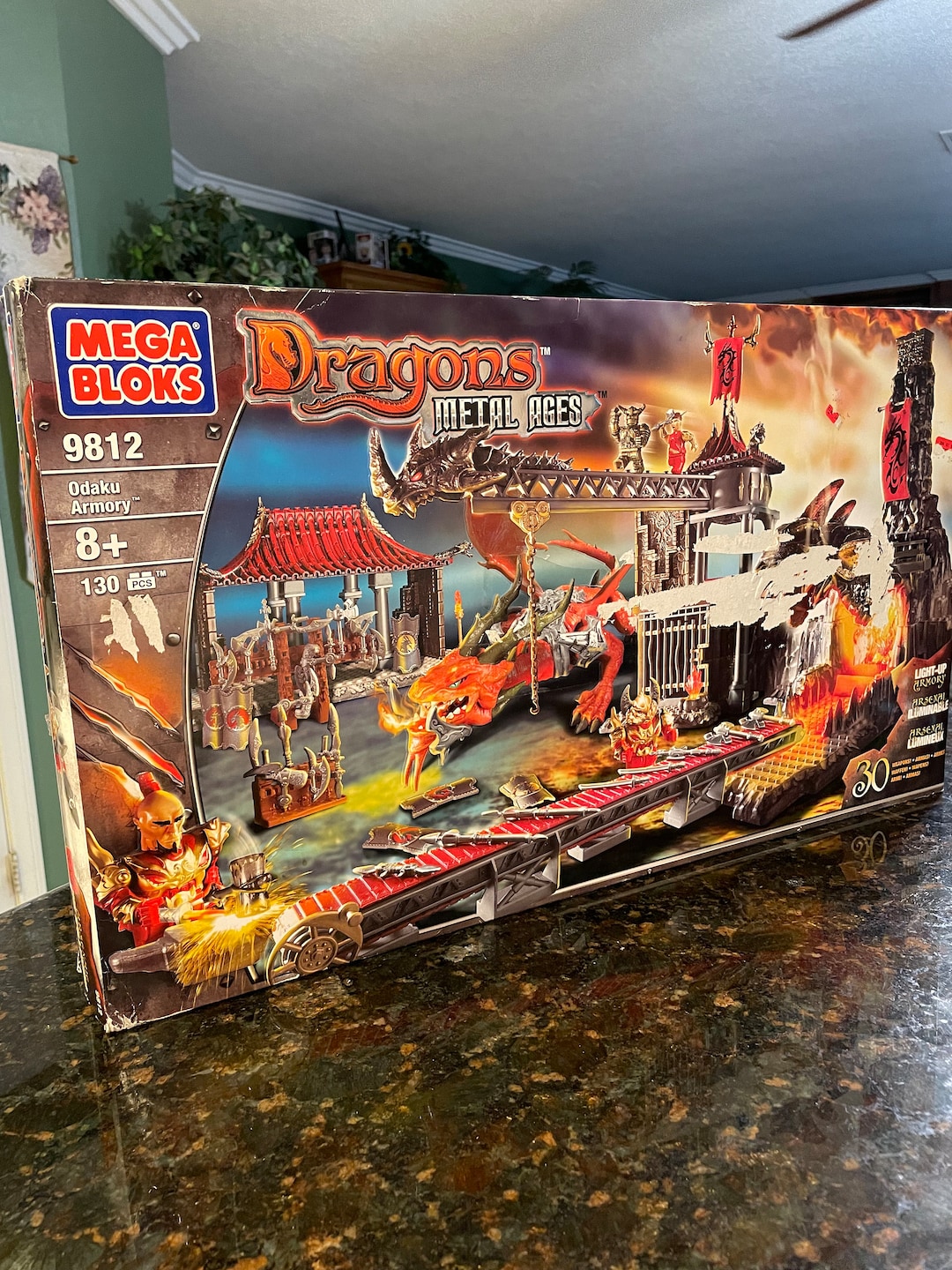Mega Bloks Construx Dragons Metal Ages Odaku Armory (9812) Vintage ...