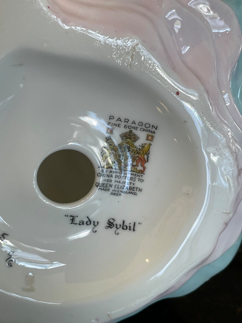 Vintage Paragon Bone China lady Sybil 105 - Etsy