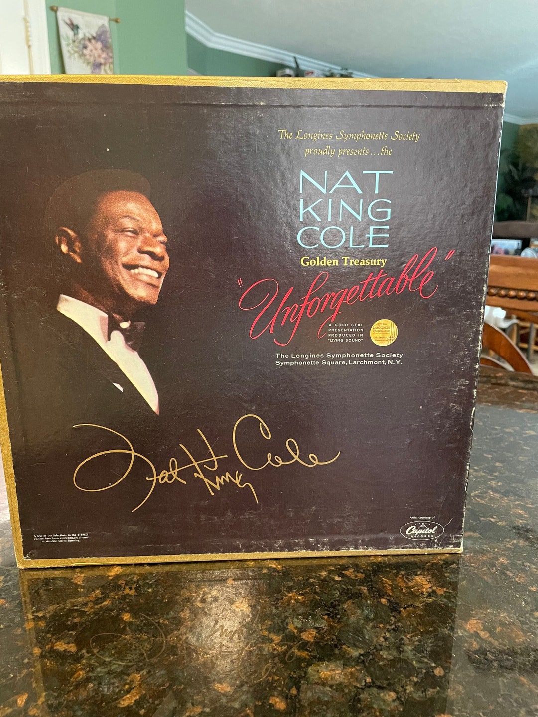 Nat King Cole Vinyl Box Set Unforgettable 6 Records Longines, or the ...